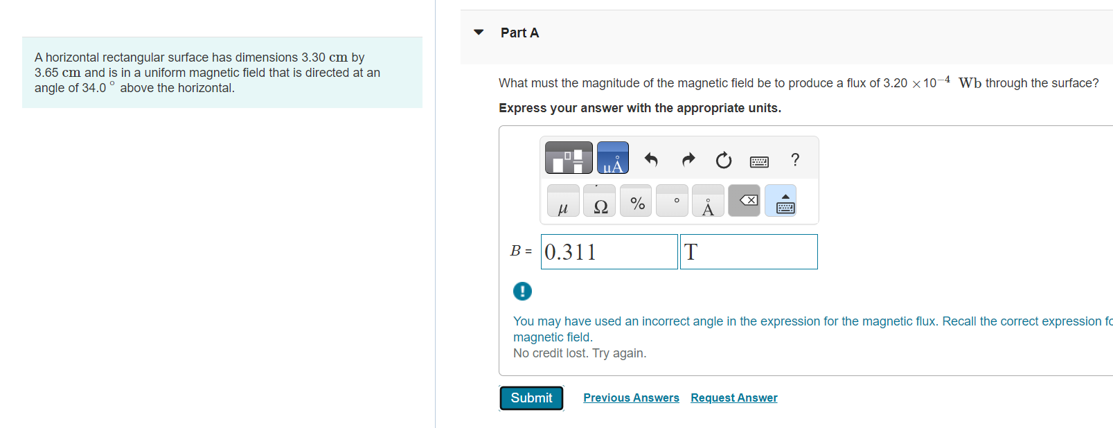 Solved A horizontal rectangular surface has dimensions 3.30 | Chegg.com