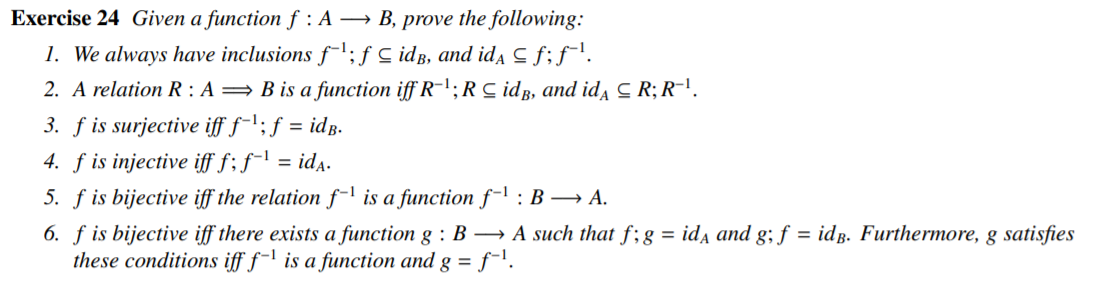 Solved Exercise 24 Given A Function F Ab Prove The 