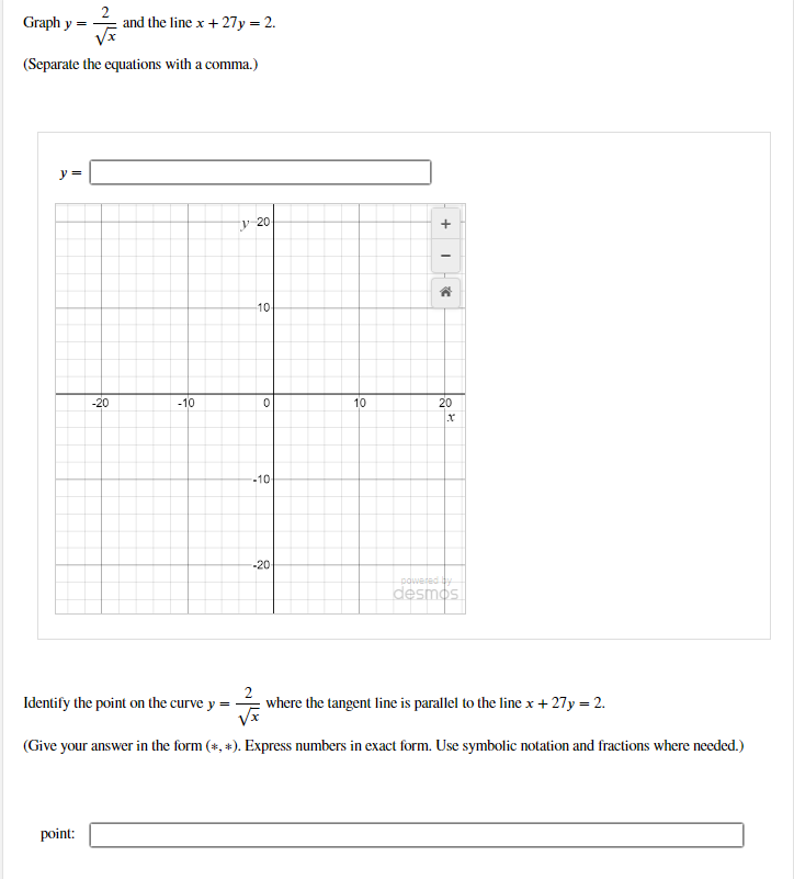 Solved Graph Y x2 And The Line X 27y 2 Separate The Chegg