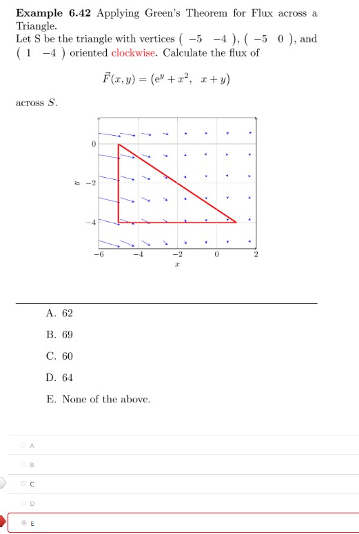 Solved by an EXPERT Example 6.42 ﻿Applying Green's Theorem for Flux | Chegg.com
