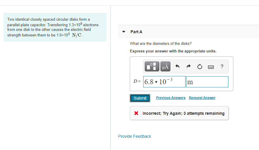 Solved Two identical closely spaced circular disks form a | Chegg.com