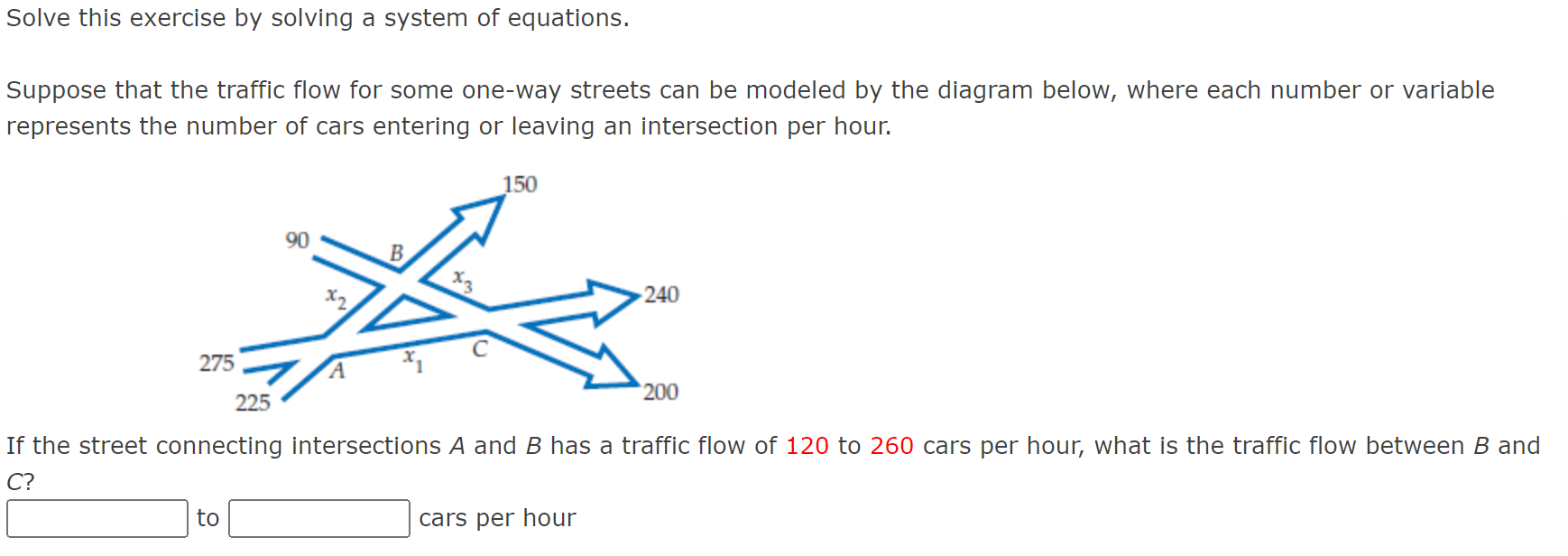 Solved Solve this exercise by solving a system of equations. | Chegg.com