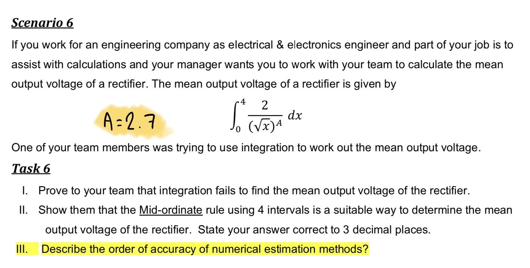 Solved If you work for an engineering company as electrical | Chegg.com