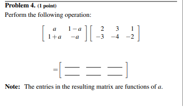 Solved Perform the following operation: | Chegg.com