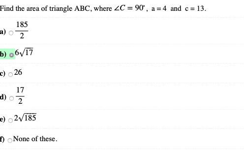 Solved Find the area of triangle XYZ if ZY = 60', z=7 and x | Chegg.com