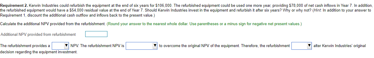 Solved (Click the icon to view the projected net cash | Chegg.com