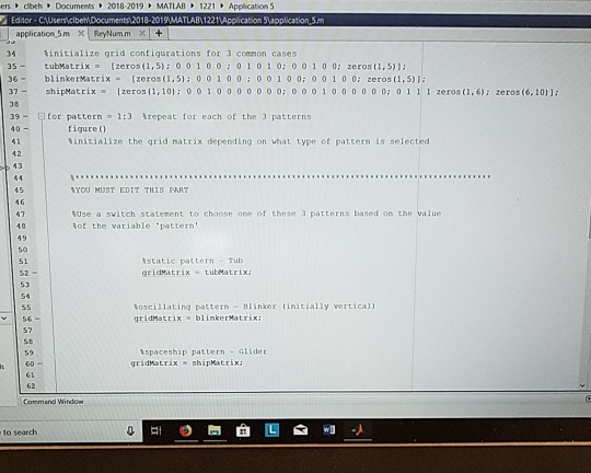 Solved 3. Conway's Game of Life Read the description of | Chegg.com