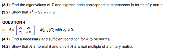 Solved QUESTION 3 Let \\( V \\) be a finite-dimensional | Chegg.com
