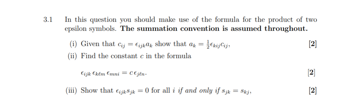 Solved 3.1 In this question you should make use of the | Chegg.com
