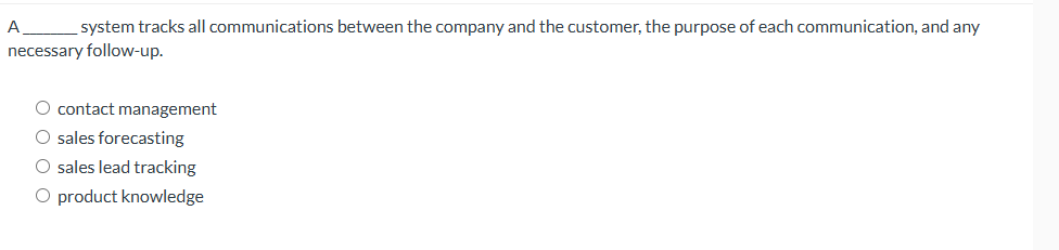 Solved A system tracks all communications between the | Chegg.com