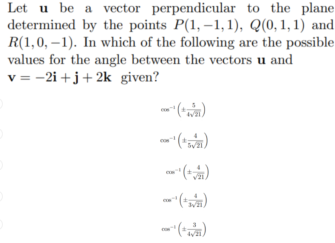 Solved Let u be a vector perpendicular to the plane | Chegg.com