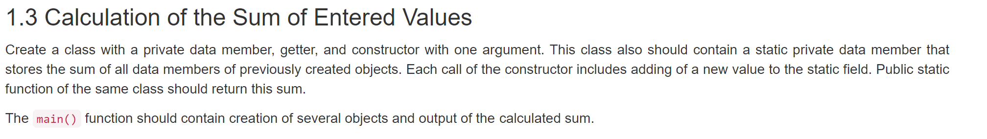 Solved Use C Create A Class With A Private Data