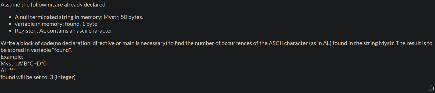 Solved Assume the following are already declared. • A null | Chegg.com