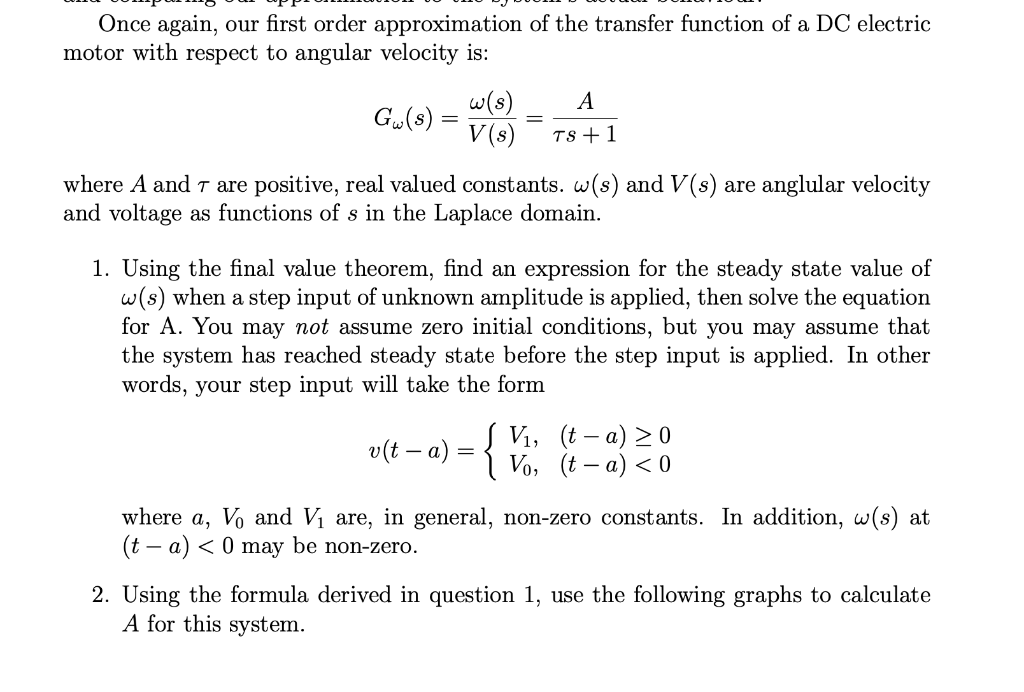 Solved Once again, our first order approximation of the | Chegg.com