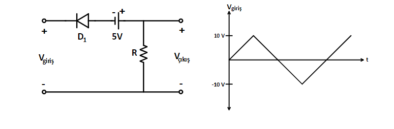 Solved In the circuit below, since it is made of diode | Chegg.com
