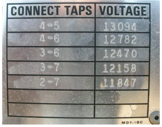 Solved a) With the tap changer set to position 3-6, the | Chegg.com
