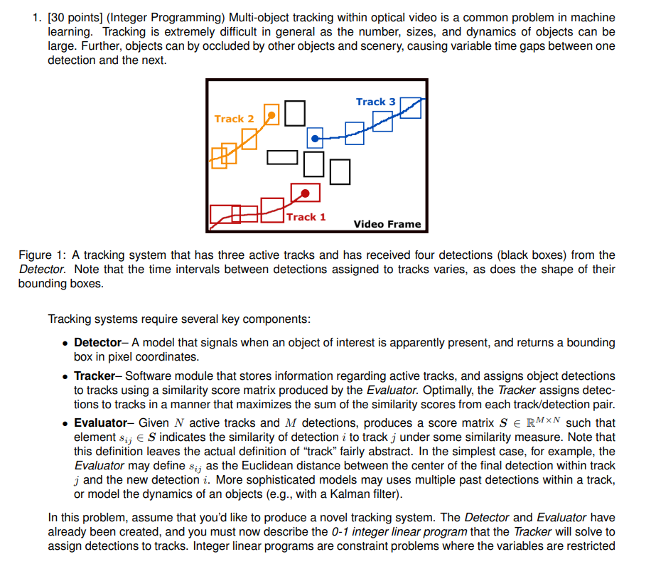 Solved 1. [30 points] (Integer Programming) Multi-object | Chegg.com
