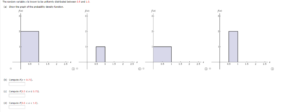 Solved The Random Variable X Is Known To Be Uniformly