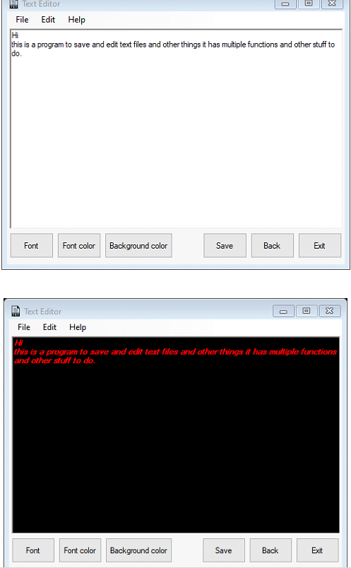 Solved this is a program to save and edit text files and | Chegg.com