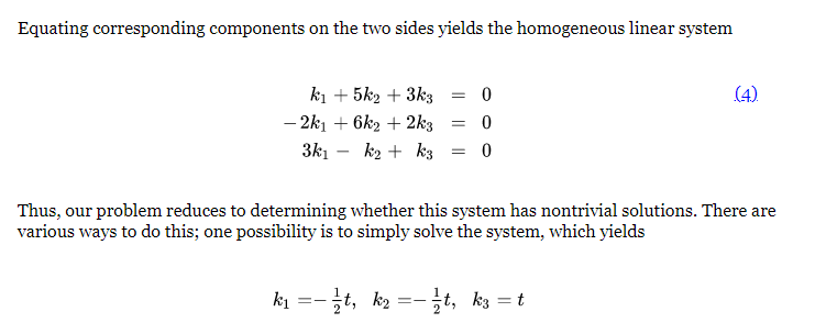 Solved (Linear algebra) How do you solve systems like these | Chegg.com