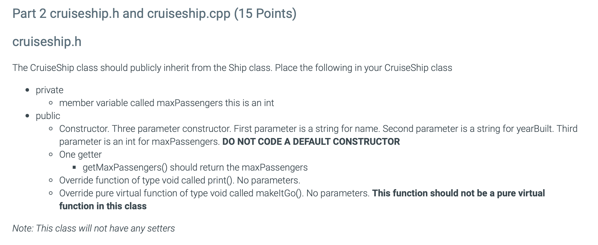 Solved 20.16 Chapter 20 Program - Inheritance and | Chegg.com