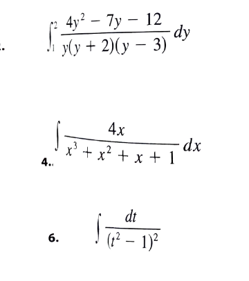 Solved Evaluate given the integrals by using partial | Chegg.com