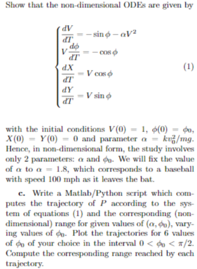 Solved B It Is Convenient To Use The Following Non