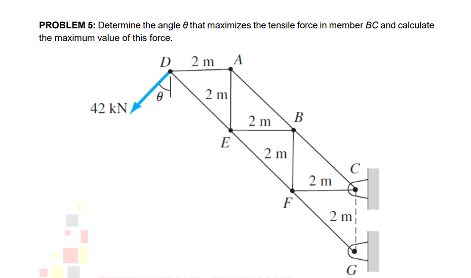 Solved PROBLEM 5: Determine the angle theta that maximizes | Chegg.com