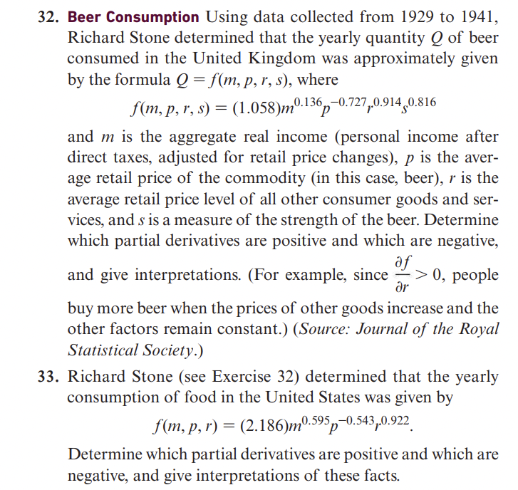 Solved 32. Beer Consumption Using data collected from 1929 | Chegg.com