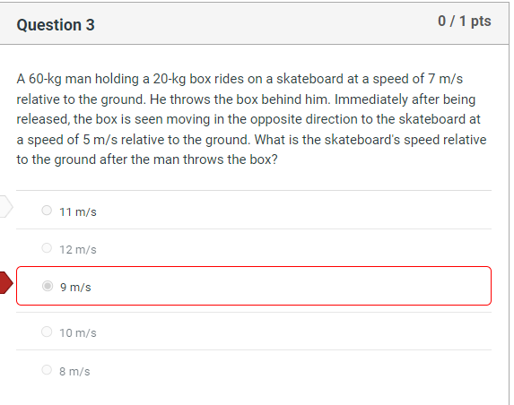 Solved Question 3A 60-kg man holding a 20-kg ﻿box rides on a | Chegg.com