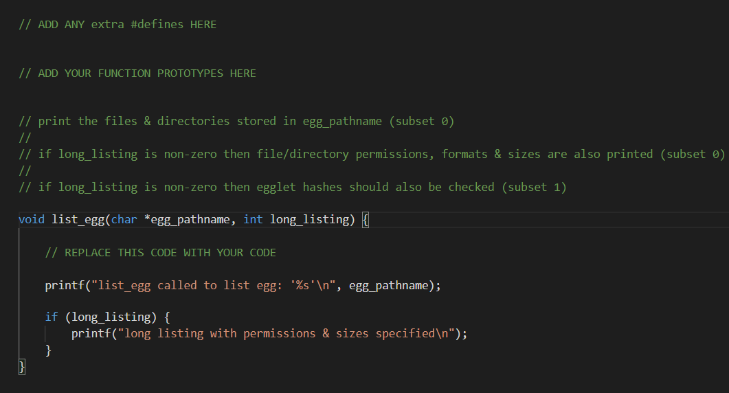 - Listing the contents of an egg - Subset 0 Given the | Chegg.com