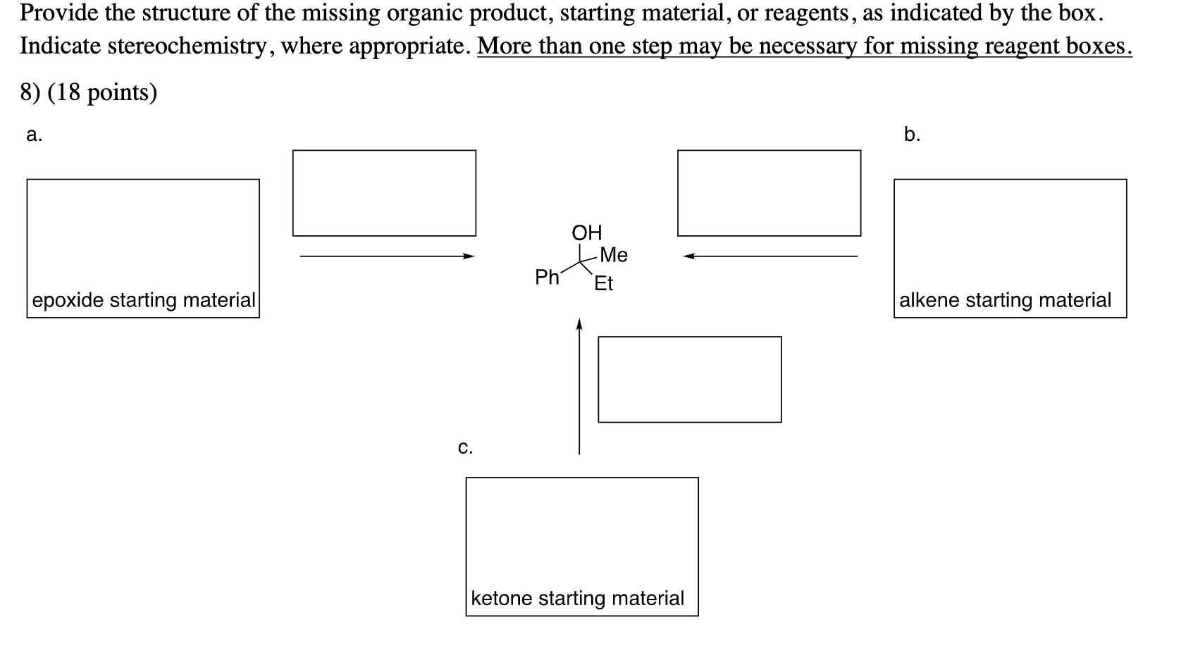 Solved Provide the structure of the missing organic product, | Chegg.com
