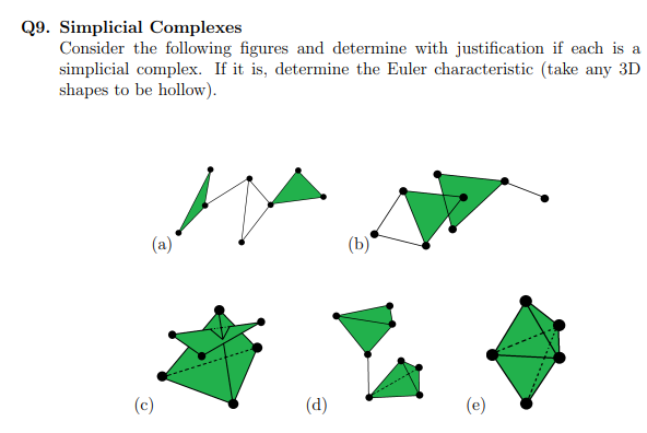 Solved 29. Simplicial Complexes Consider the following | Chegg.com