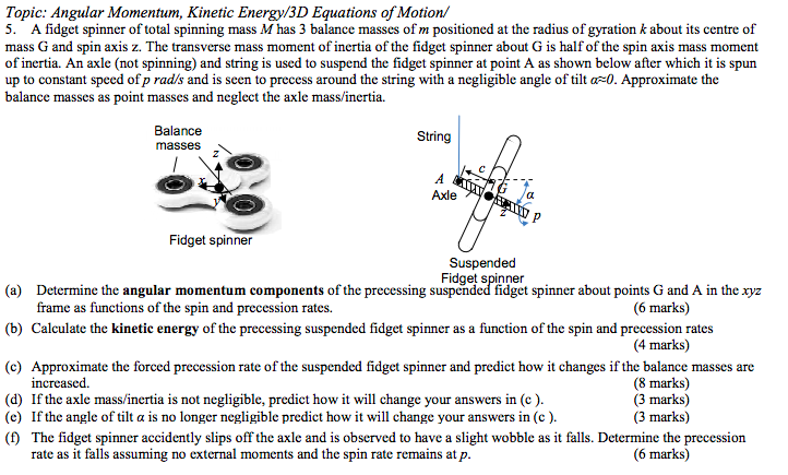 Solved Topic: Angular Momentum, Kinetic Energy/3D Equations | Chegg.com