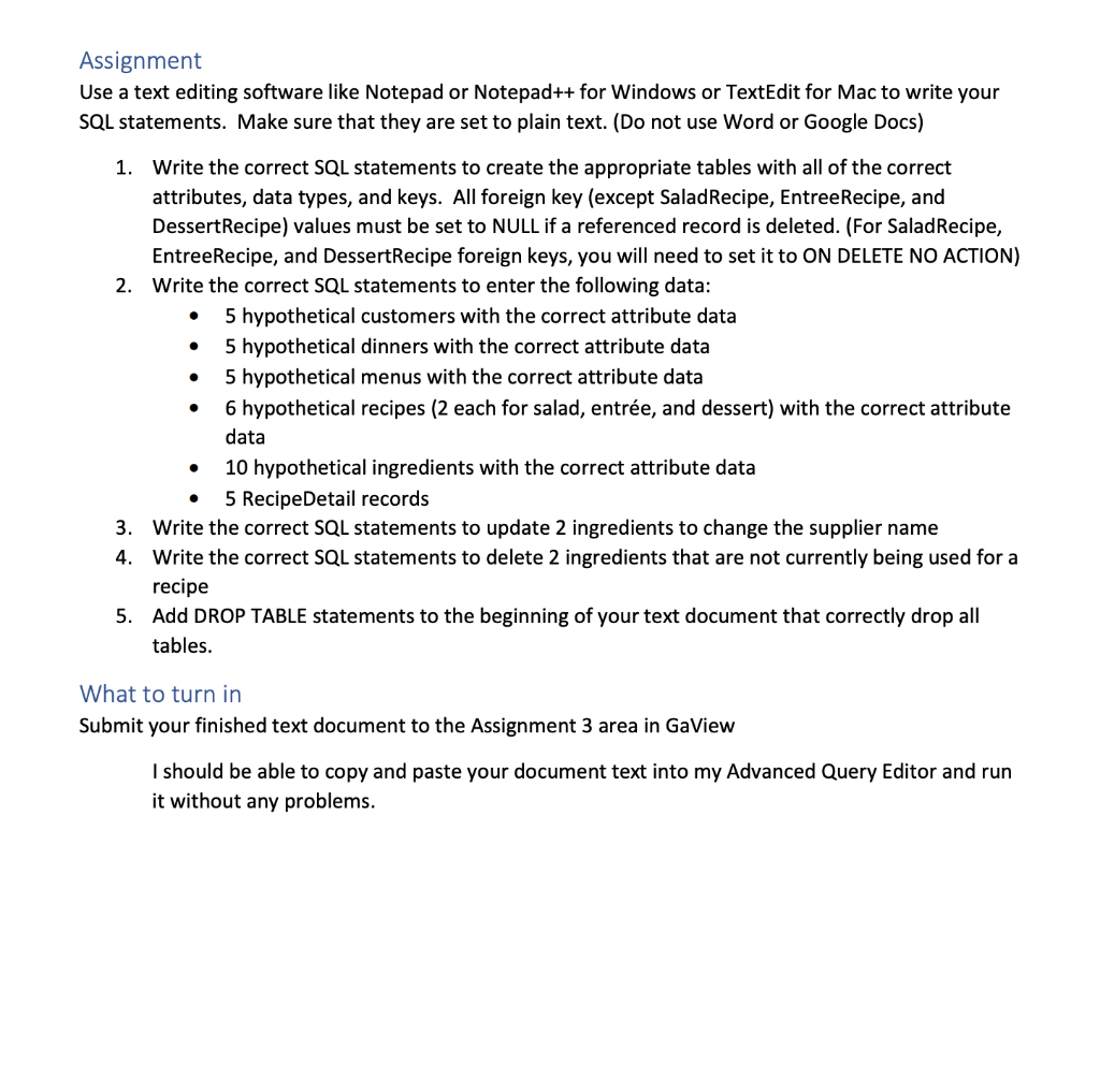 Solved Use a text editing software like Notepad or | Chegg.com