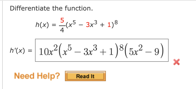Solved Differentiate the function. | Chegg.com