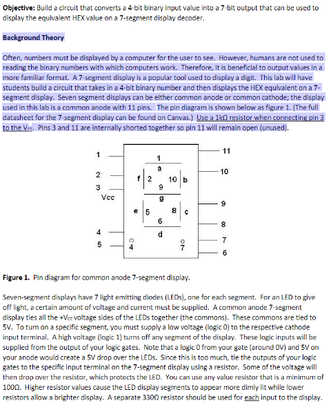 Objective Build A Circuit That Converts A 4 Bit 