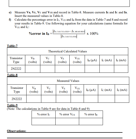 Solved a) Construct the circuit of Figure-1 using 2N2222 | Chegg.com