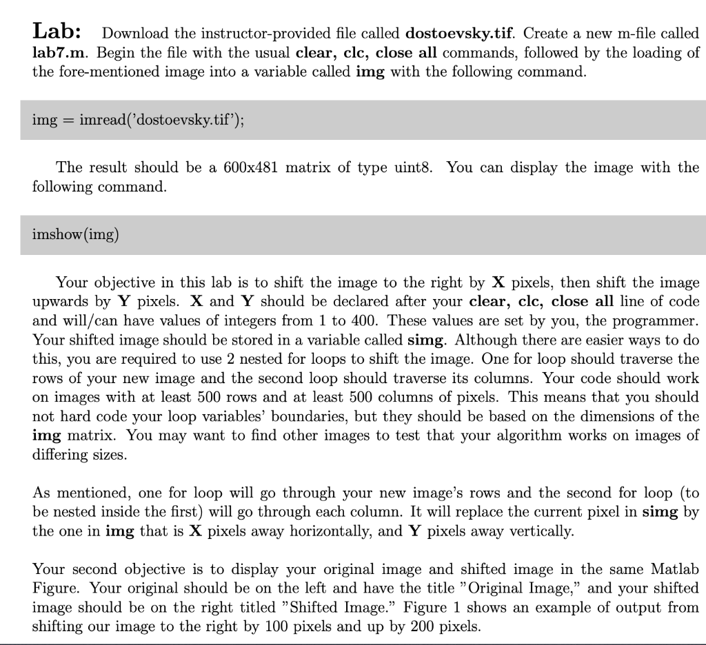 Solved Lab: Download the instructor-provided file called | Chegg.com