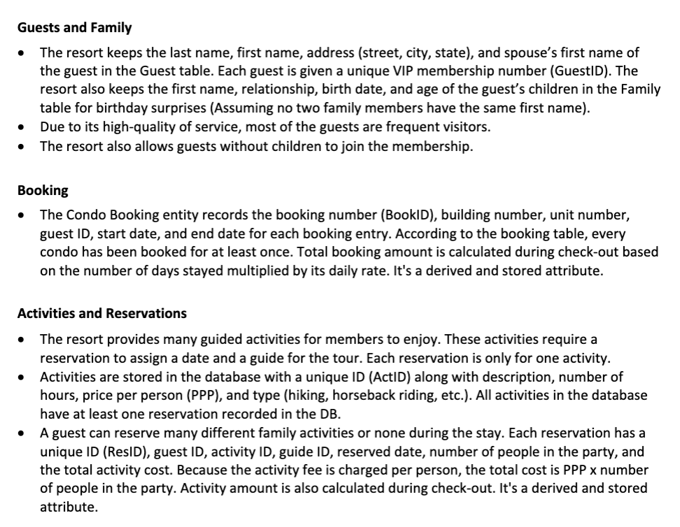 Please draw me a EERD (with 10 entities in total | Chegg.com