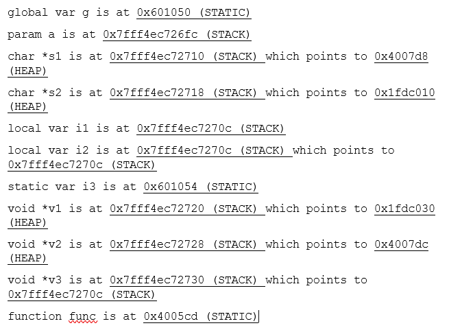 Solved For the C code below, I need to know which of the | Chegg.com