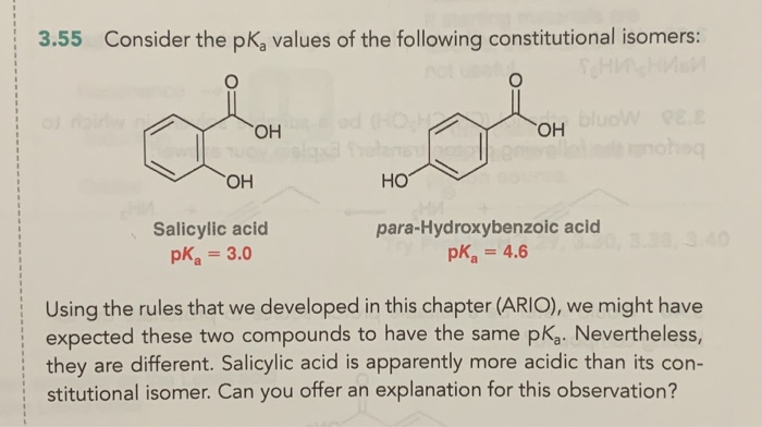 Solved Consider the pK3 values of the following | Chegg.com