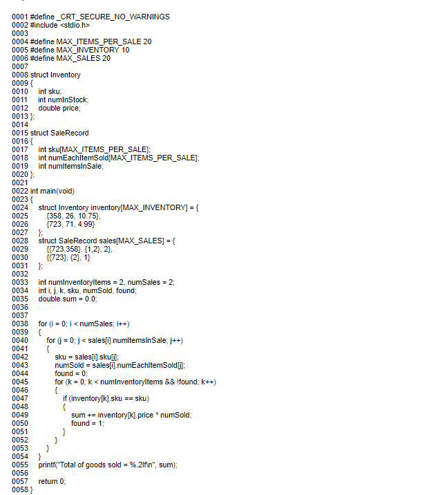 Solved 0001 #define _CRT_SECURE_NO_WARNINGS 0002 #include | Chegg.com
