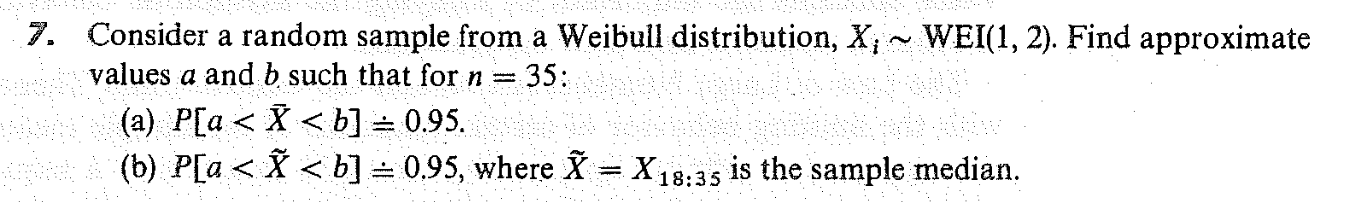 Solved Consider a random sample from a Weibull distribution, | Chegg.com