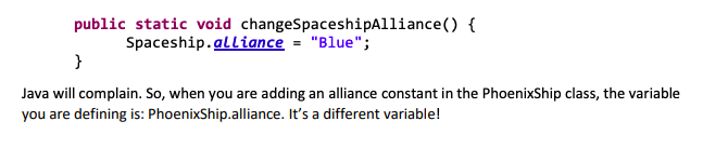 Solved Extending Classes With Final Variables Create a new | Chegg.com