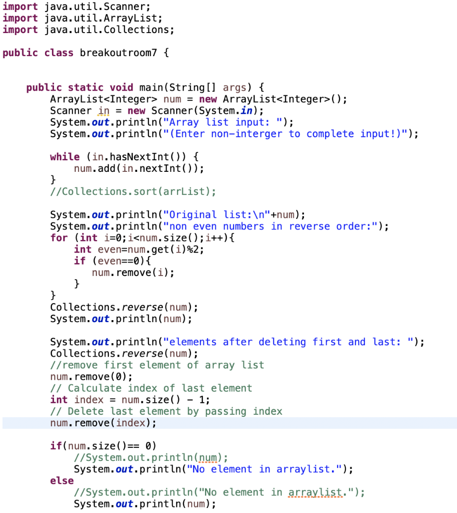 Solved PROBLEM: Write a program that initializes an array | Chegg.com