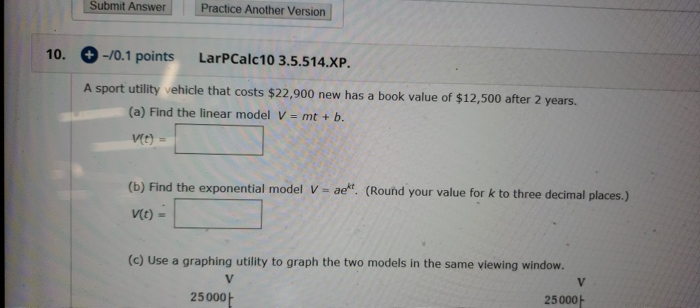 Solved Submit Answer Practice Another Version +-/0.1 points | Chegg.com