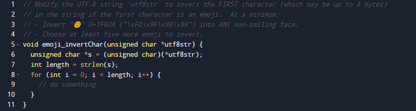 Solved Please answer in C code. Thanks in advance! My | Chegg.com