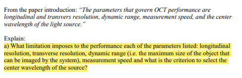 Solved From the paper introduction: "The parameters that | Chegg.com