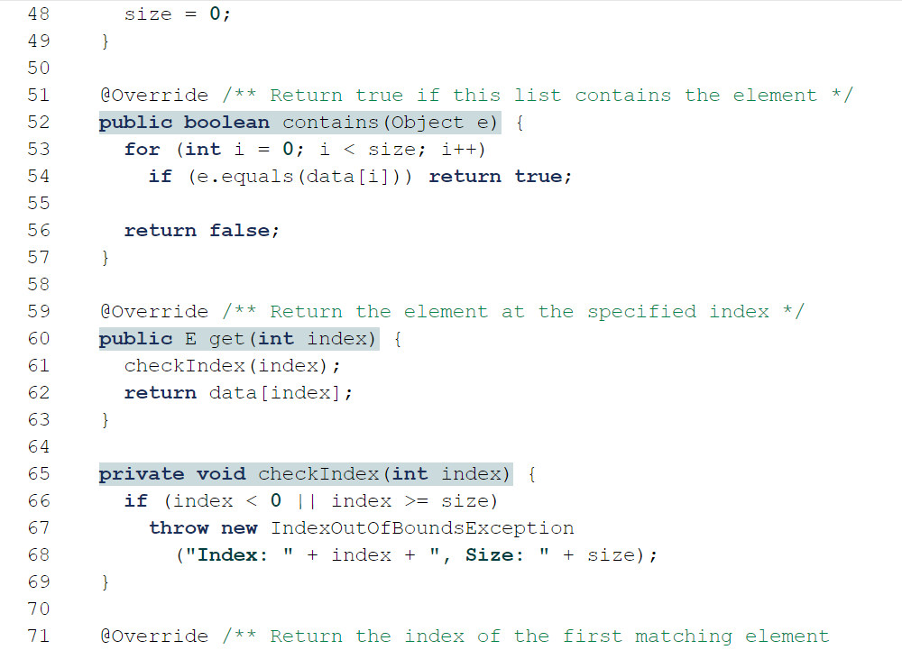 Solved // Move the elements to the right after the specified | Chegg.com